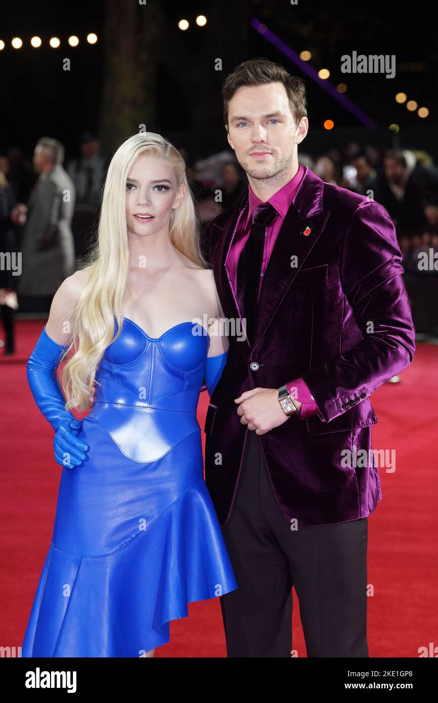 Anya Taylor-Joy and Nicholas Hoult arrives for the UK premiere of The ...