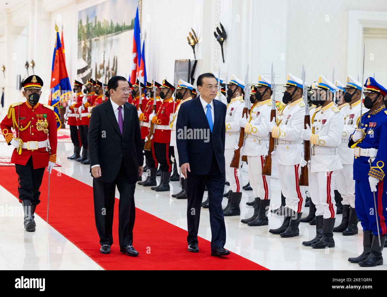 Phnom Penh, Cambodia. 9th Nov, 2022. Cambodian Prime Minister Samdech ...