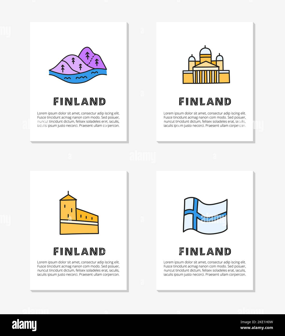 Helsinki cathedral architecture Cut Out Stock Images & Pictures - Alamy