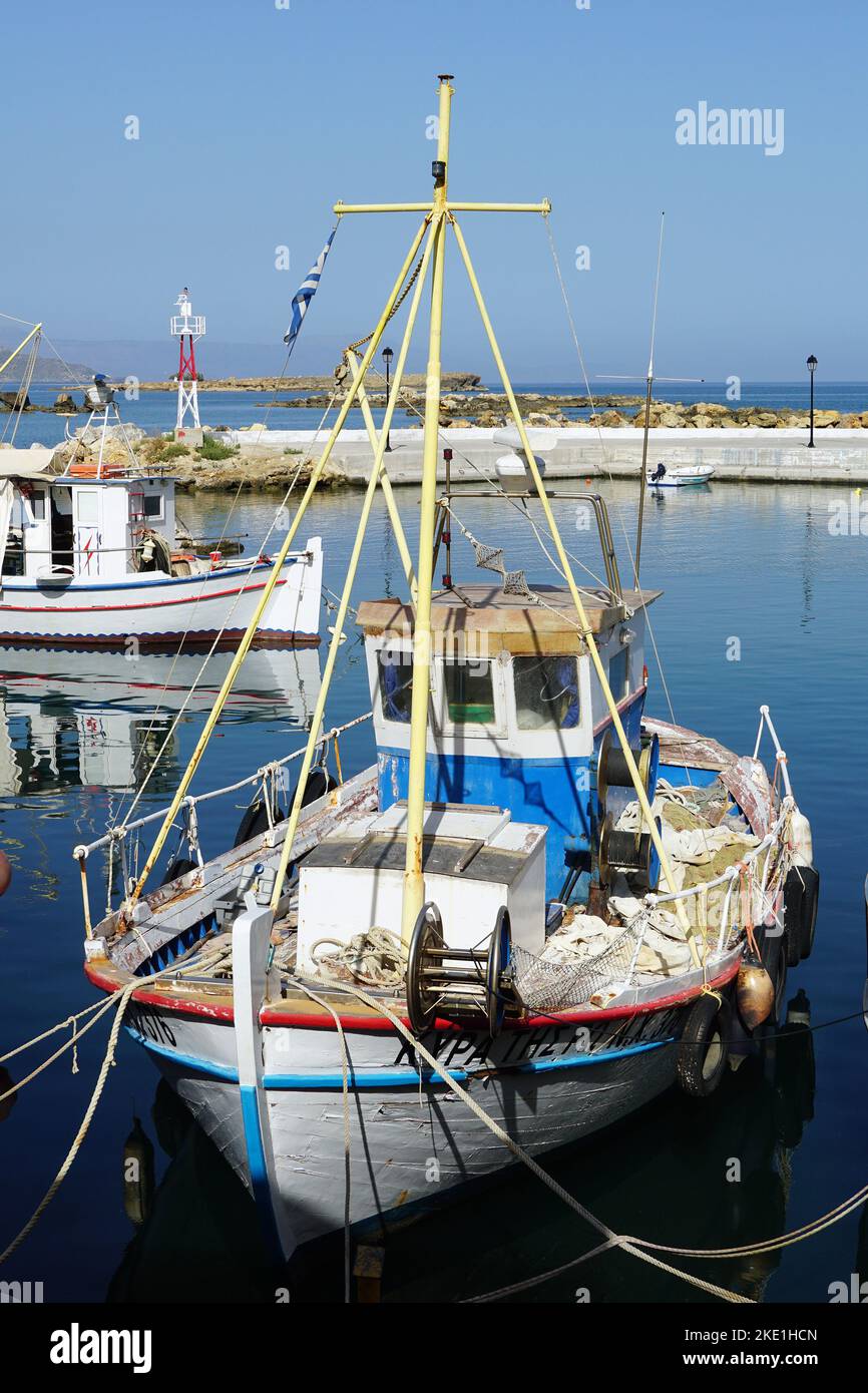 ships, port, Chania, Hania, Crete, Greece, Europe Stock Photo - Alamy