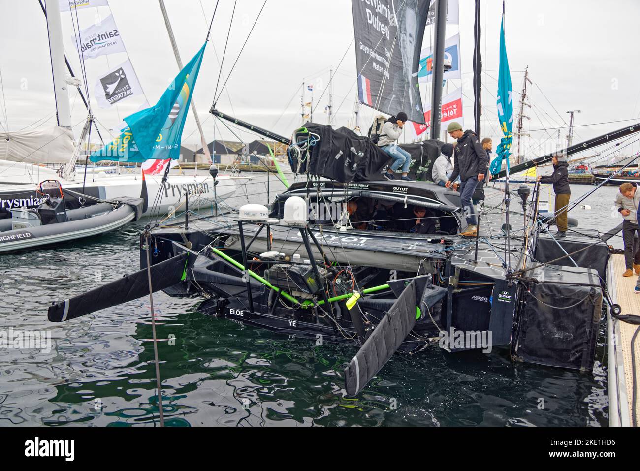 Saint-Malo, France. 5th Nov, 2022. The Imoca Guyot Environnement ...