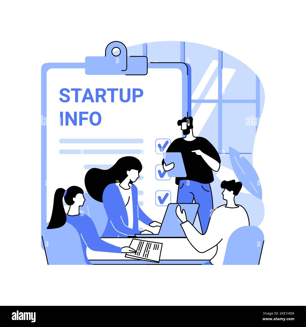 Startup accelerator isolated cartoon vector illustrations Stock Vector ...
