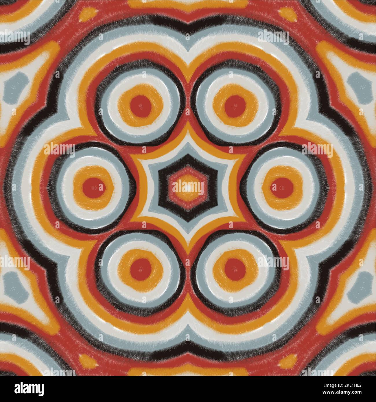 A beautiful colorful pattern vector illustration with circles, perfect ...