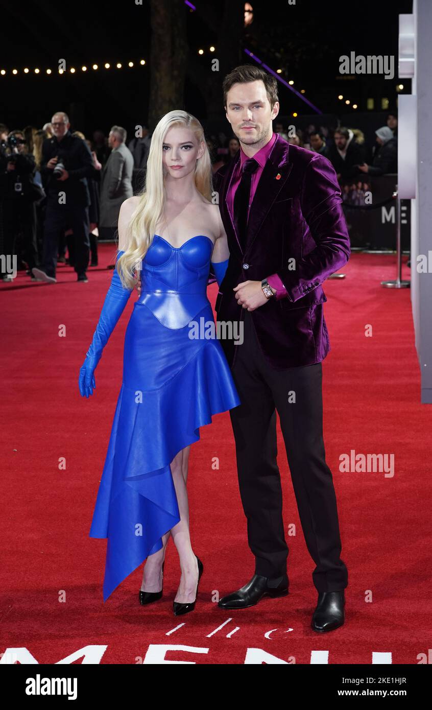 Anya Taylor-Joy and Nicholas Hoult arrives for the UK premiere of The ...
