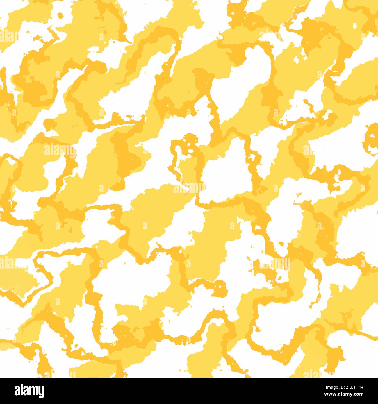 A beautiful yellow pattern vector illustration against a white ...