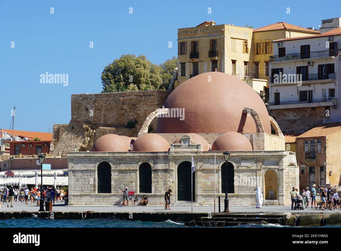 Kucuk Hasan Pasha Mosque, Yalı Camii, Old Venetian Port, Chania, Hania ...