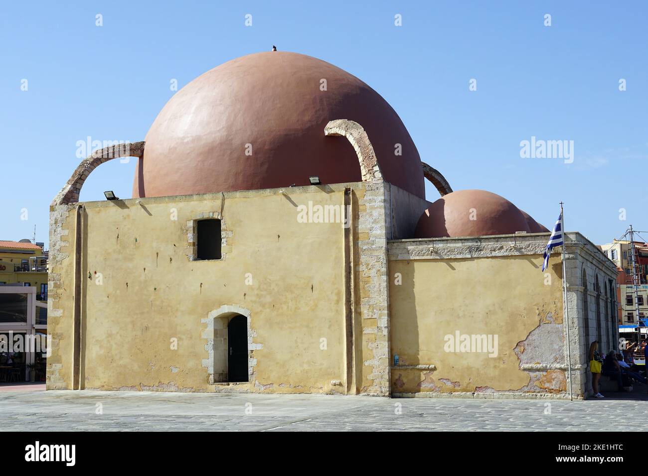 Kucuk Hasan Pasha Mosque, Yalı Camii, Old Venetian Port, Chania, Hania ...
