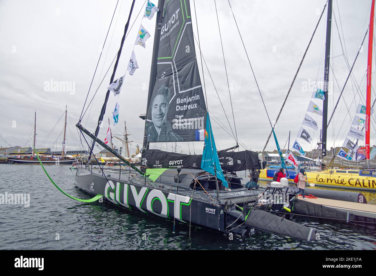 Saint-Malo, France. 5th Nov, 2022. The Imoca Guyot Environnement ...