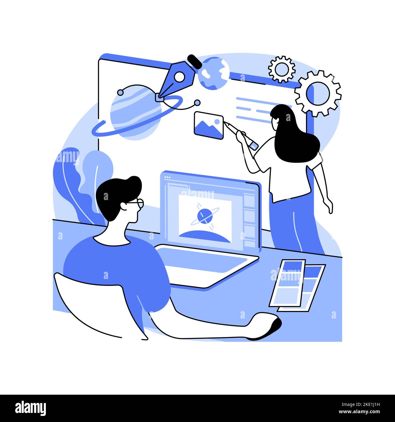 Branding isolated cartoon vector illustrations Stock Vector Image & Art ...