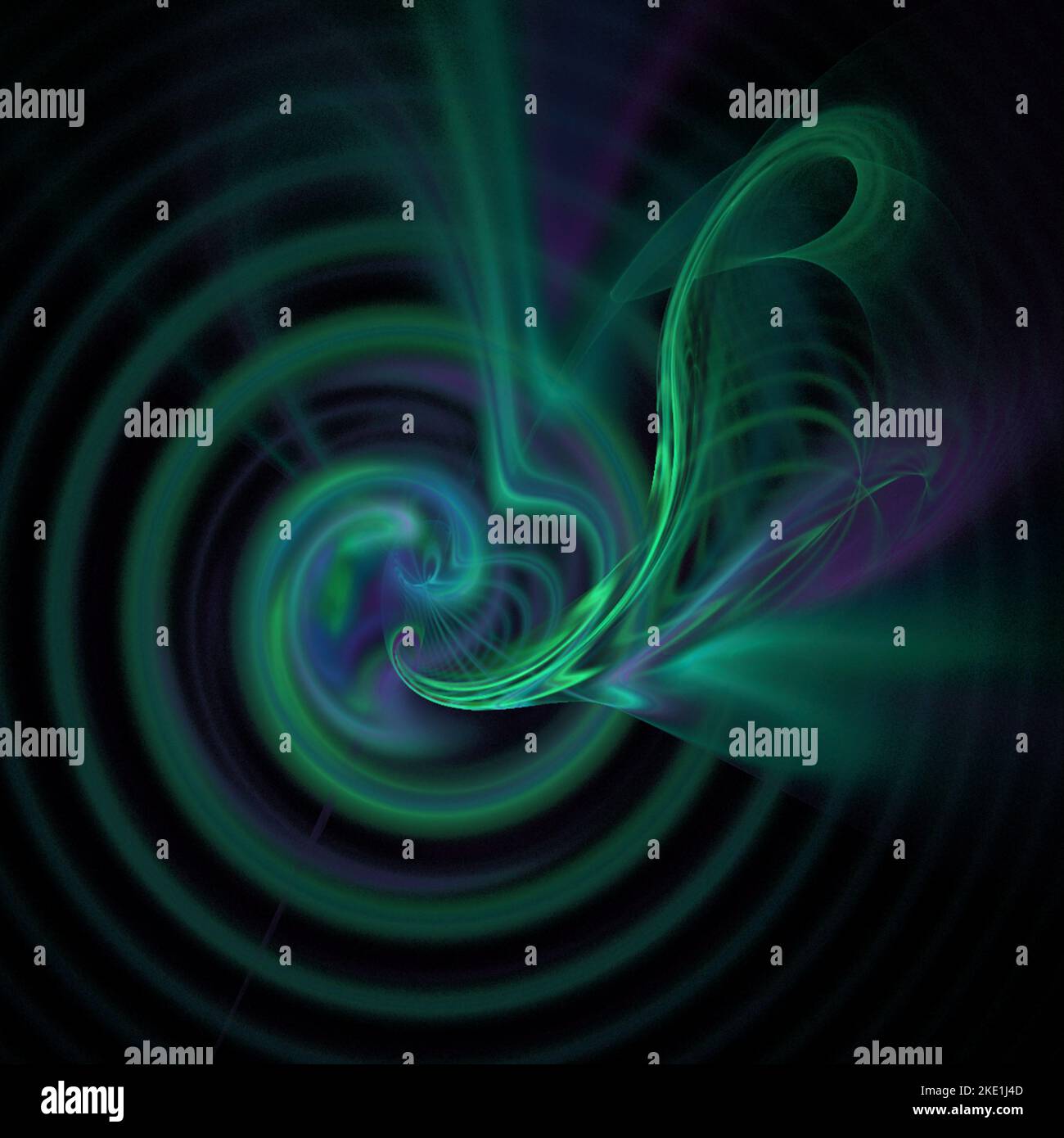 abstract green glowing pattern on black background, design, wallpaper ...