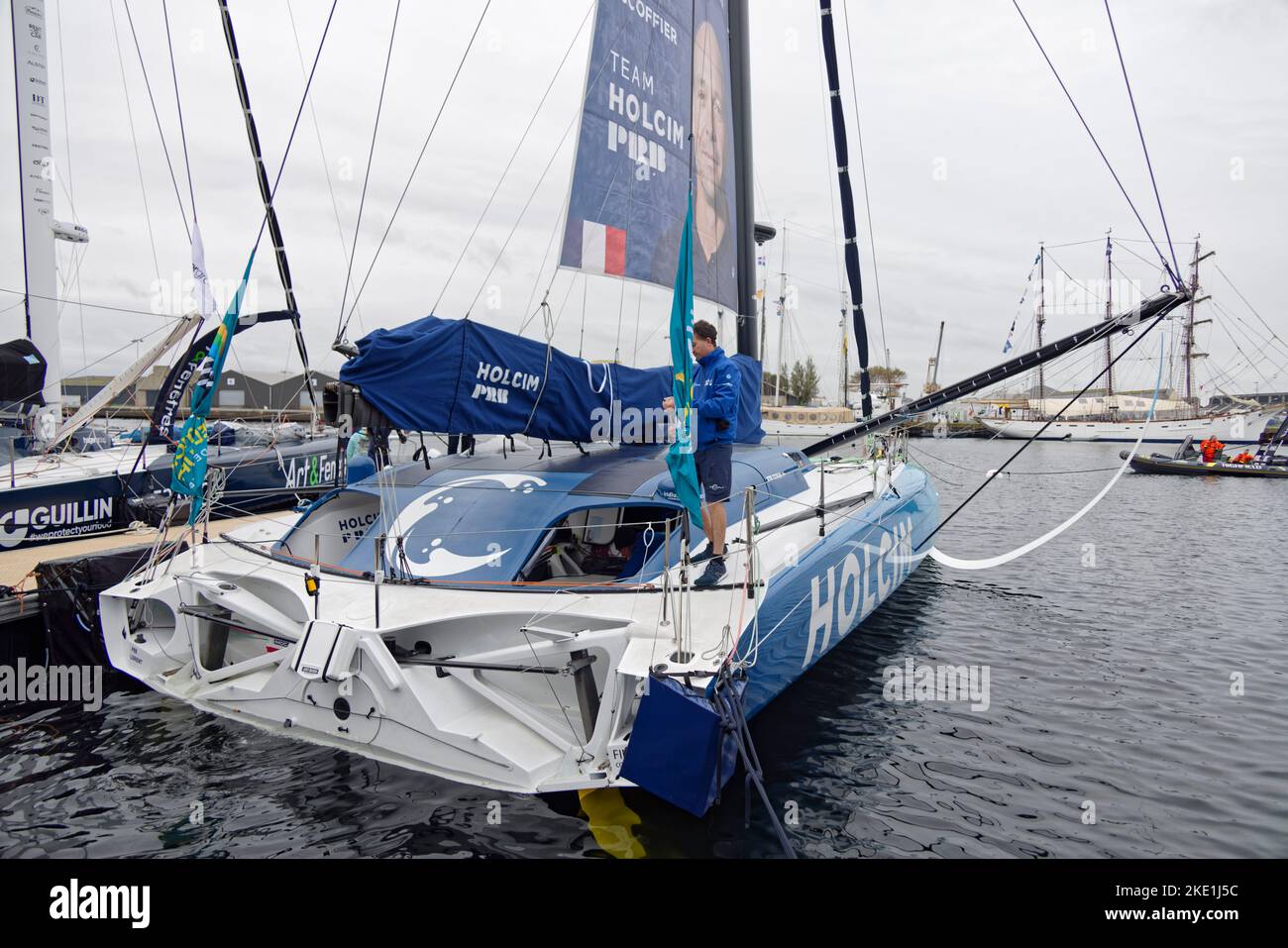 Saint-Malo, France. 5th Nov, 2022. The Imoca Holcim – PRB skippering by ...