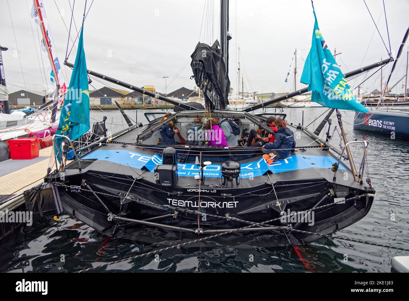 Saint-Malo, France. 5th Nov, 2022. The Imoca Teamwork.net skippering by ...