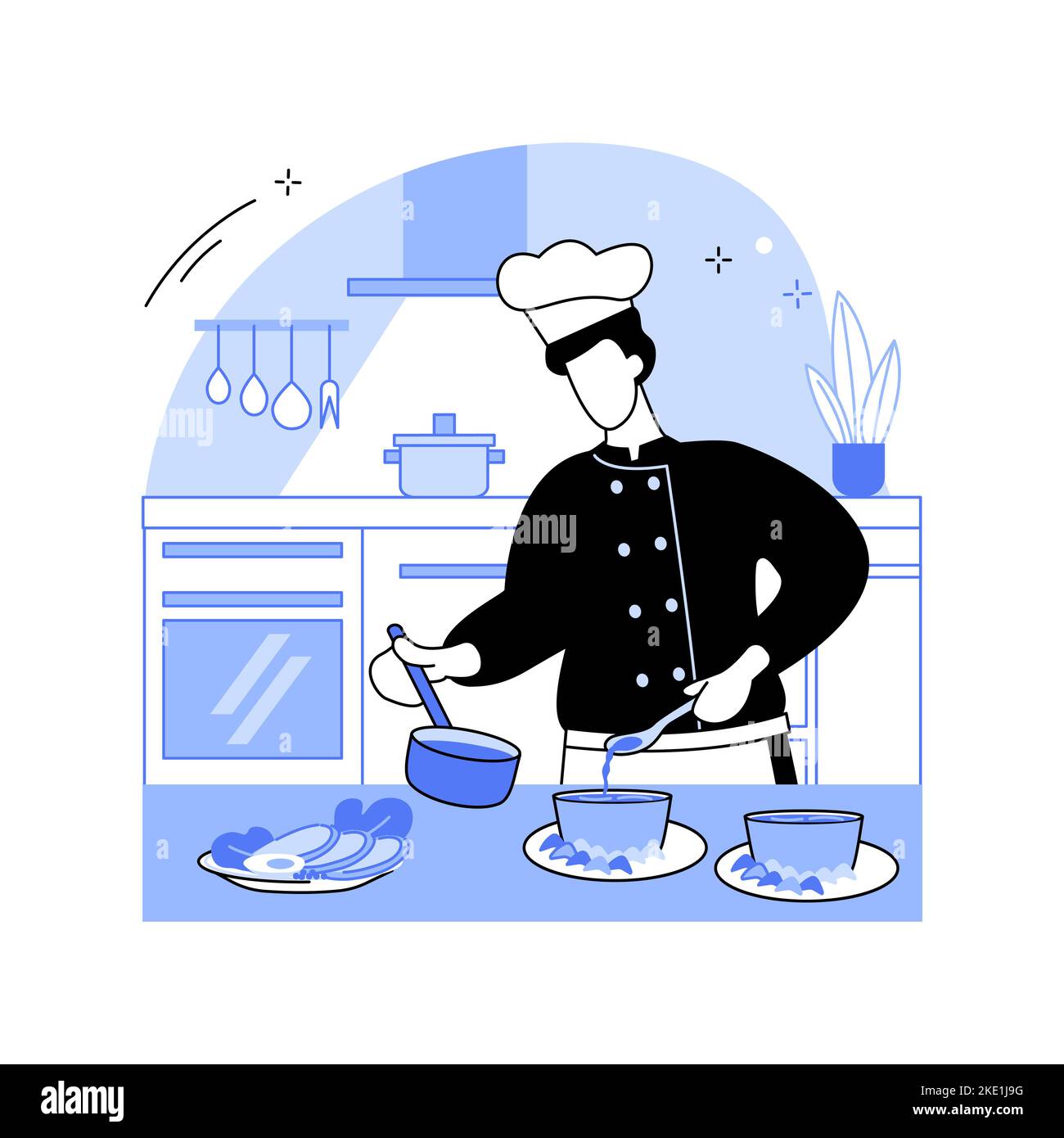 Chef isolated cartoon vector illustrations Stock Vector Image & Art - Alamy
