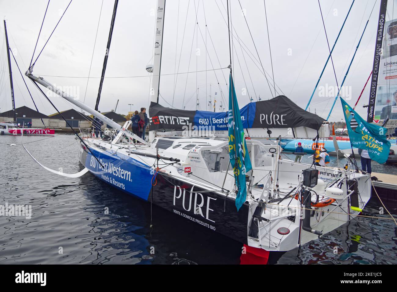Saint-Malo, France. 5th Nov, 2022. The Imoca Fortinet – Best Western ...
