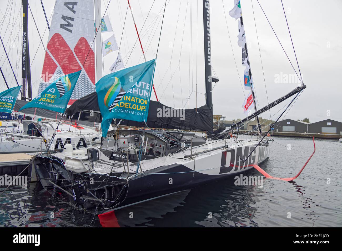 Saint-Malo, France. 5th Nov, 2022. The Imoca DMG Mori Global One ...
