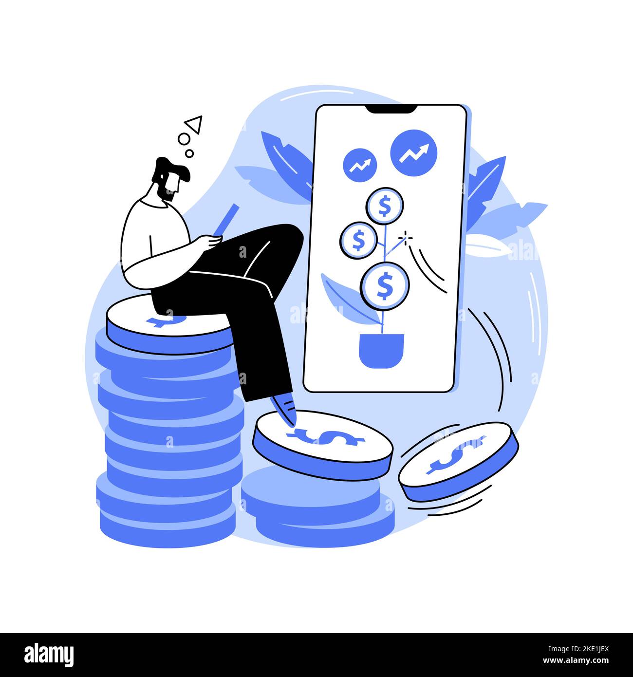 Venture capital isolated cartoon vector illustrations Stock Vector ...