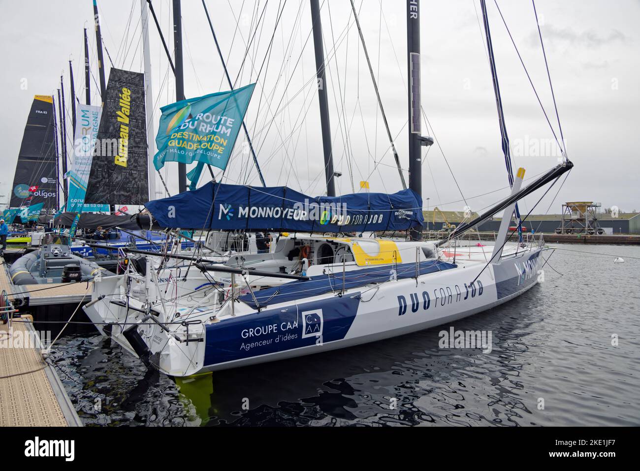 Saint-Malo, France. 5th Nov, 2022. The Imoca Monnoyeur – Duo for a job ...