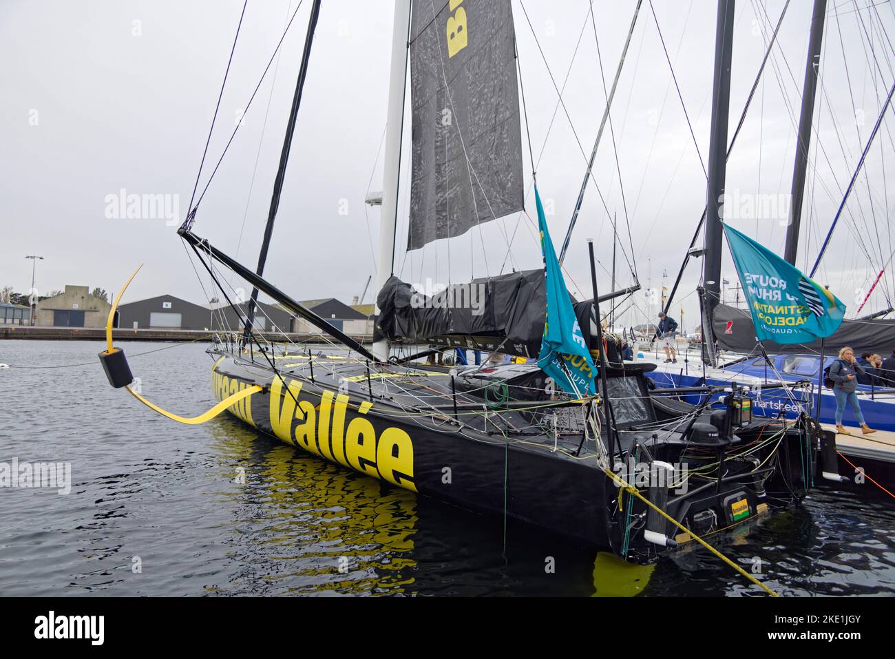 Saint-Malo, France. 5th Nov, 2022. The Imoca Bureau Vallée skippering ...