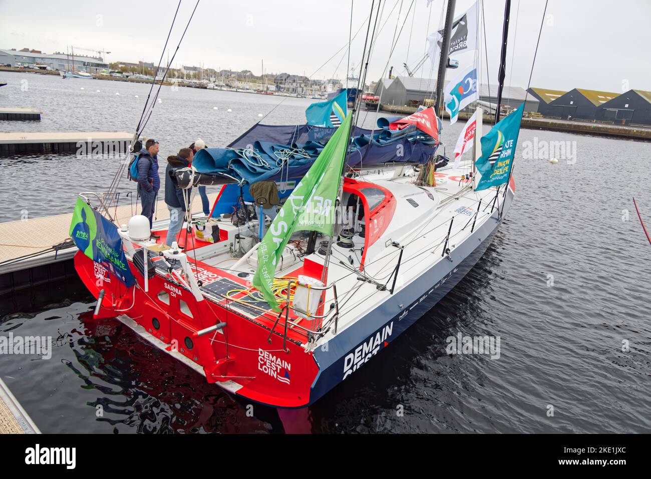 Saint-Malo, France. 5th Nov, 2022. The Imoca Demain C’est loin ...