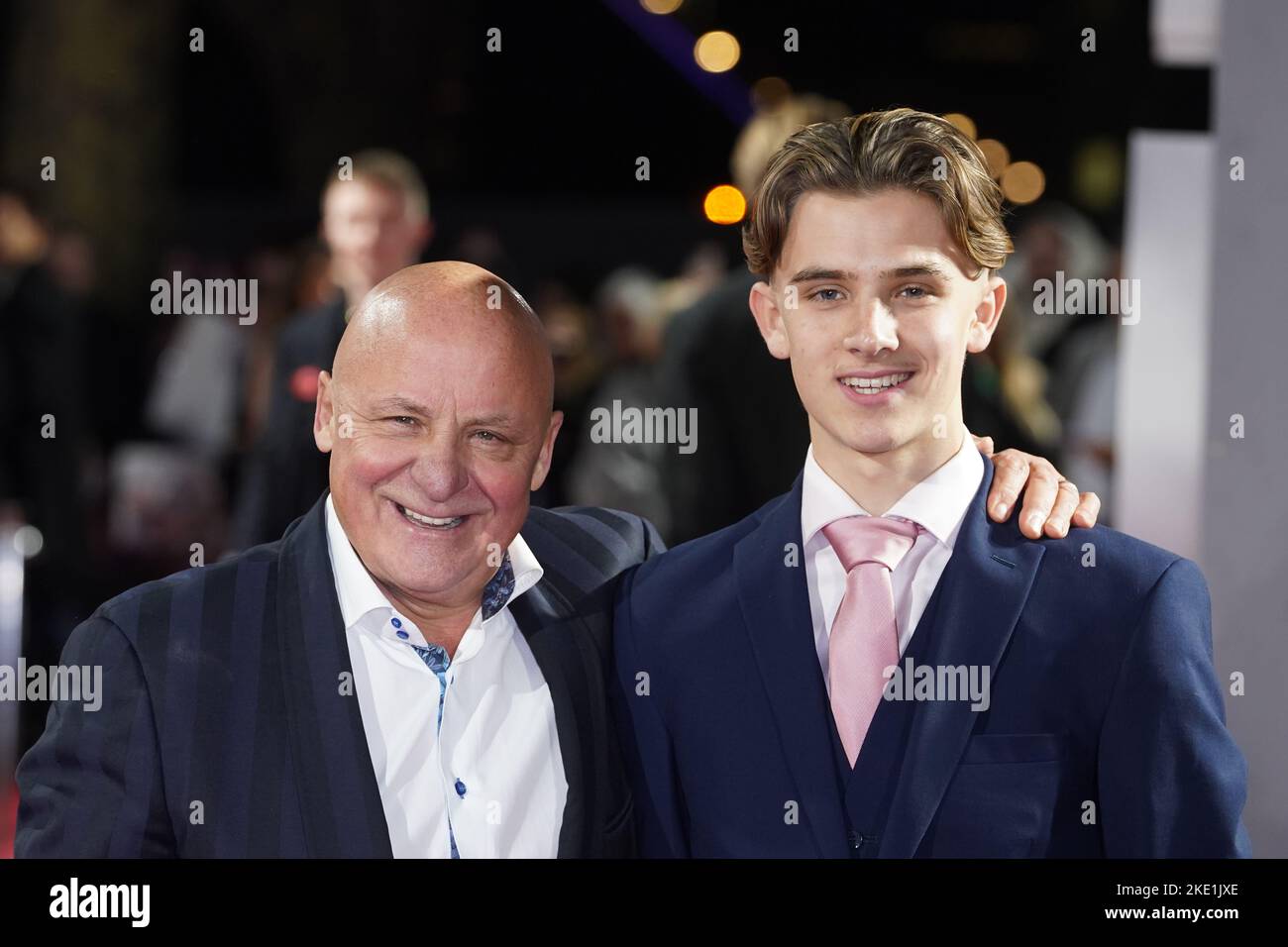 Aldo and Rocco Zilli arrives for the UK premiere of The Menu, at the BFI Southbank Riverfront in ...