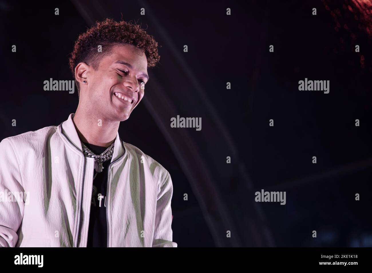 Saint-Malo, France. 5th Nov, 2022. Antonny Drew performs with Tanmpo Klassik Live at the village ...