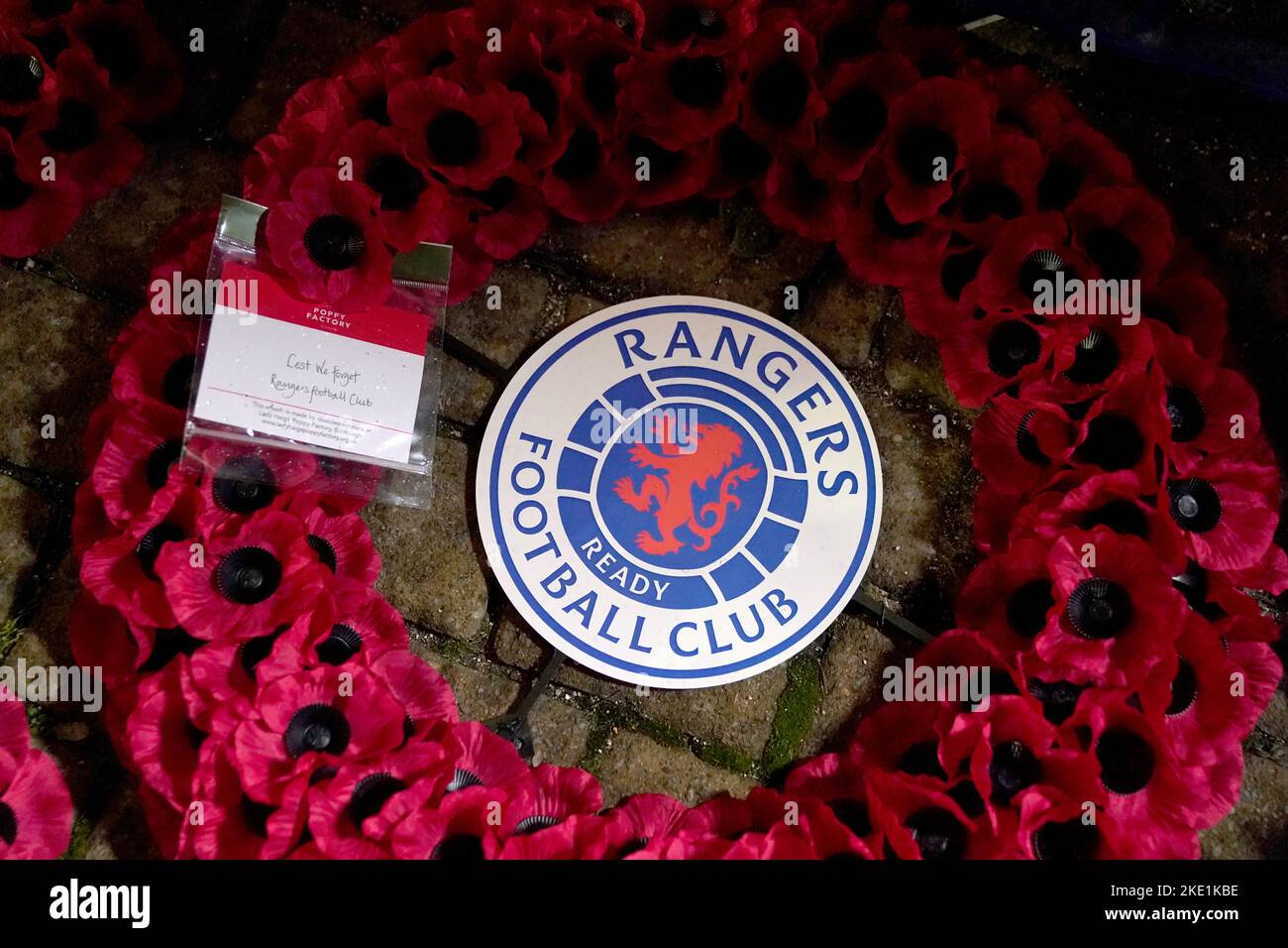 (L-R) Former Rangers player John Greig and Rangers manager Giovanni Van ...