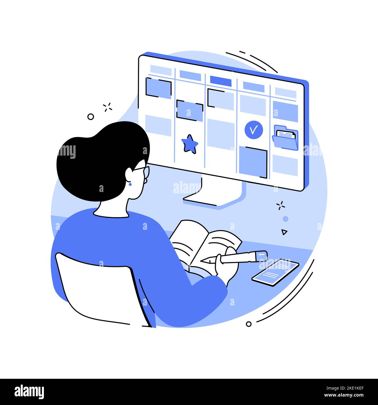 Delivery plan isolated cartoon vector illustrations Stock Vector Image ...