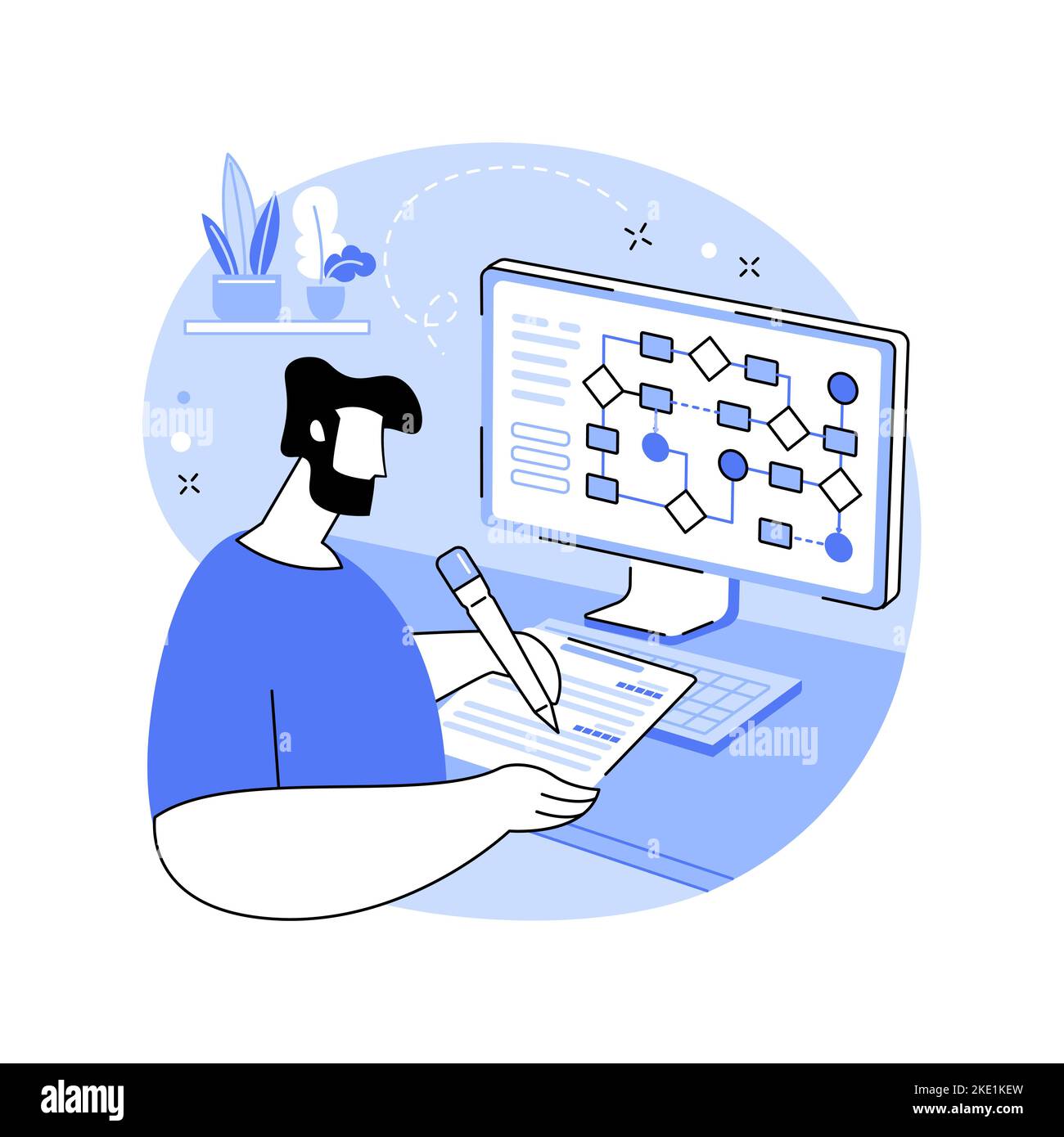 Project requirements isolated cartoon vector illustrations Stock Vector ...