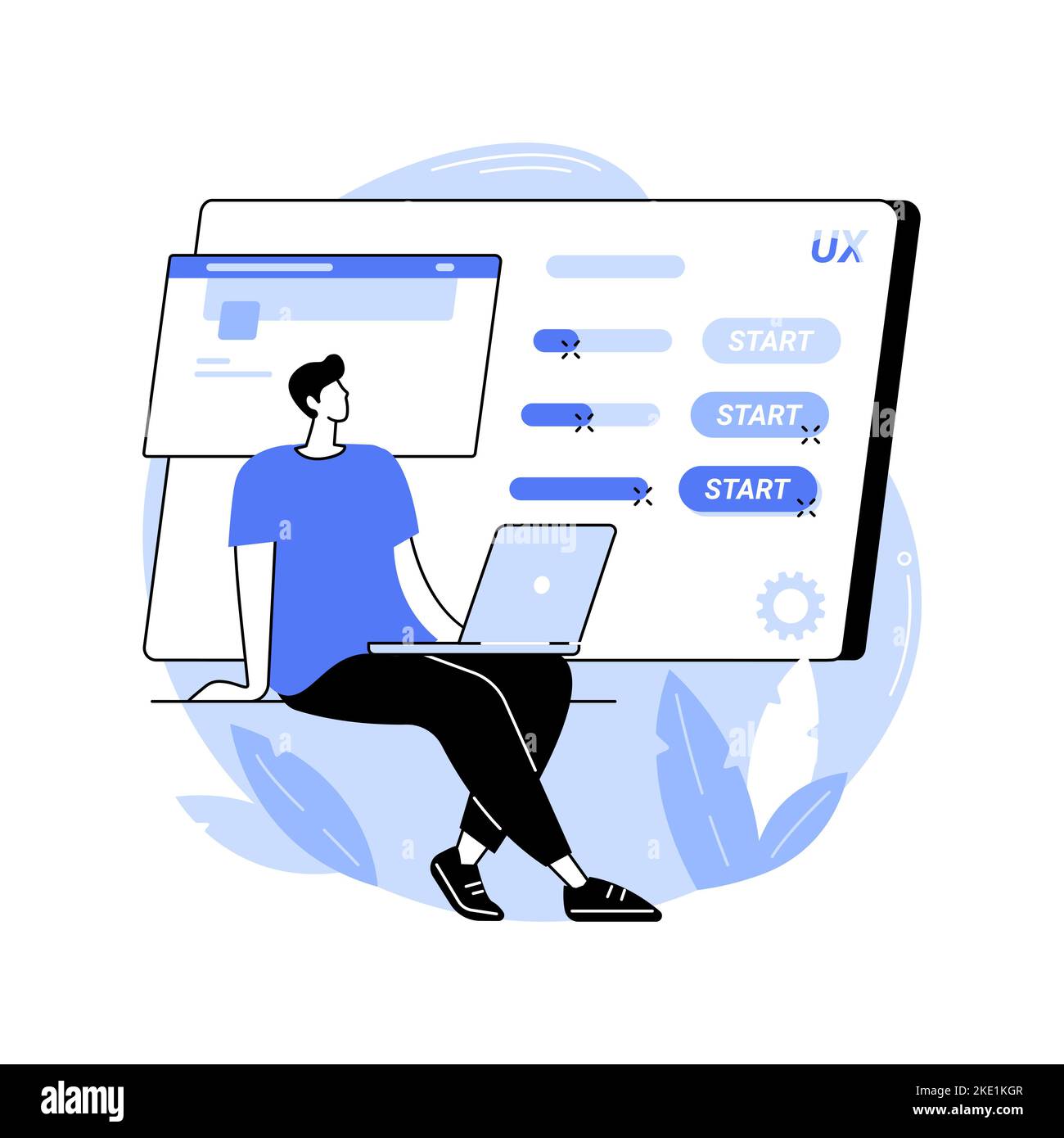 Interactive touch experience Stock Vector Images - Alamy