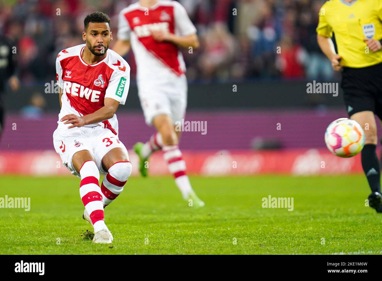 COLOGNE, GERMANY - NOVEMBER 9: Linton Maina of 1. FC Koln during the ...