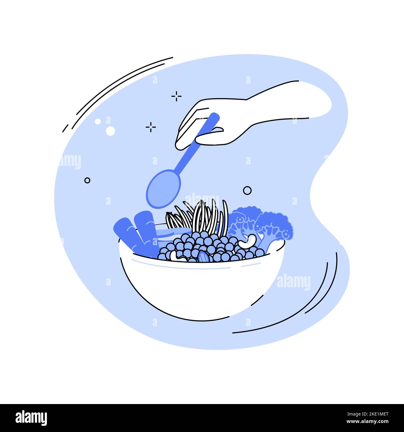 Macrobiotic diet isolated cartoon vector illustrations Stock Vector Image & Art - Alamy