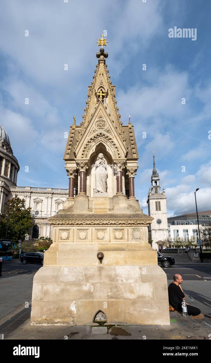 The majestic St Lawrence and Mary Magdalene Drinking Fountain opposite ...