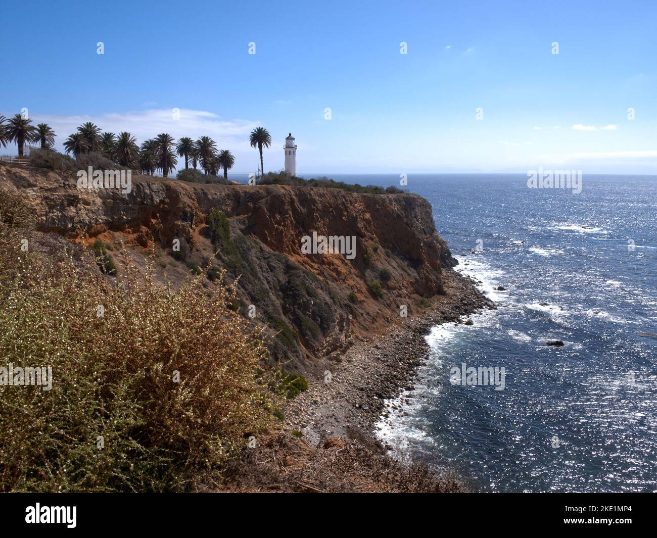 Point Vincente Lighthouse in Rancho Palos Verdes, California, USA Stock ...