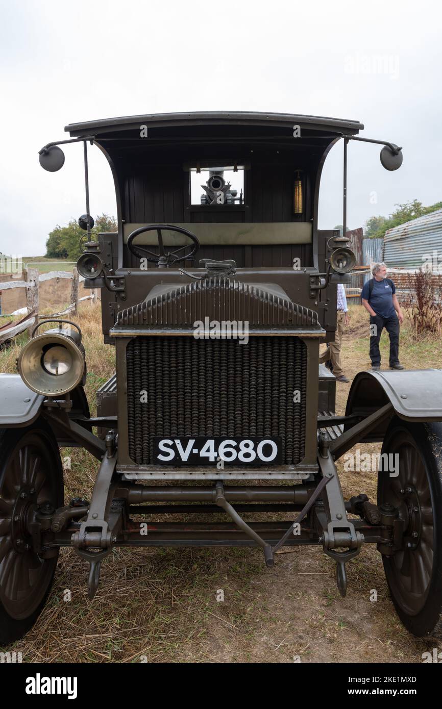 Tarrant Hinton.Dorset.United Kingdom.August 25th 2022.A 1915 Pierce ...