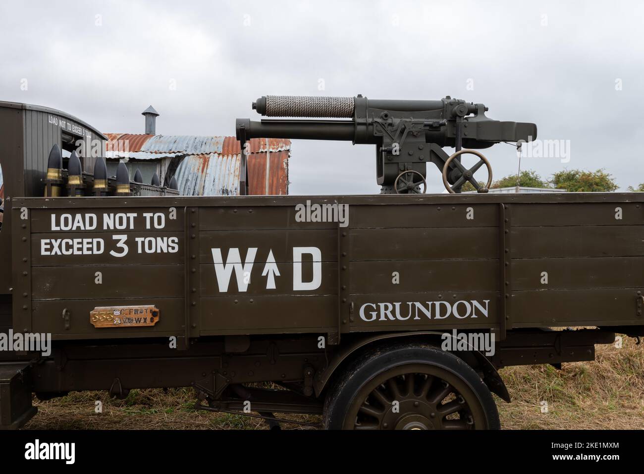 Tarrant Hinton.Dorset.United Kingdom.August 25th 2022.A 1915 Pierce ...