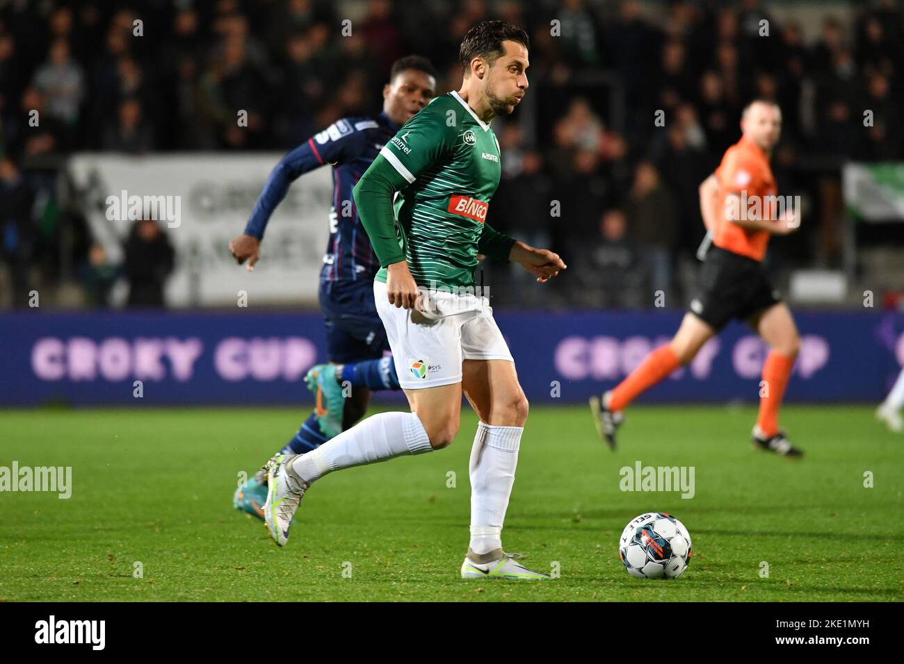 Waregem, in Lommel, 09 November 2022. Lommel's Alex Granell Nogue ...