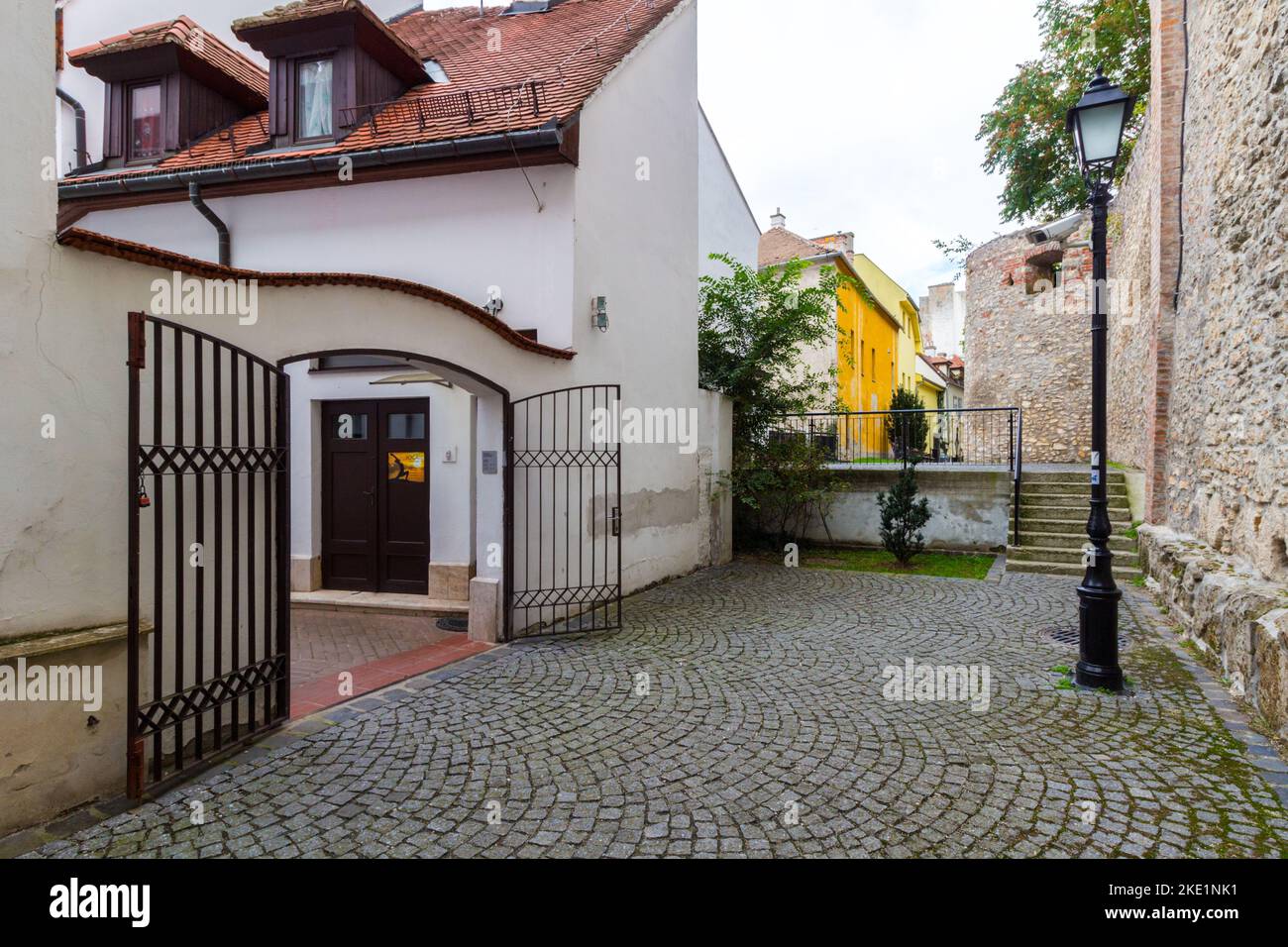 Bailey Promenade (Varfalsetany) with Medieval town wall, Sopron ...