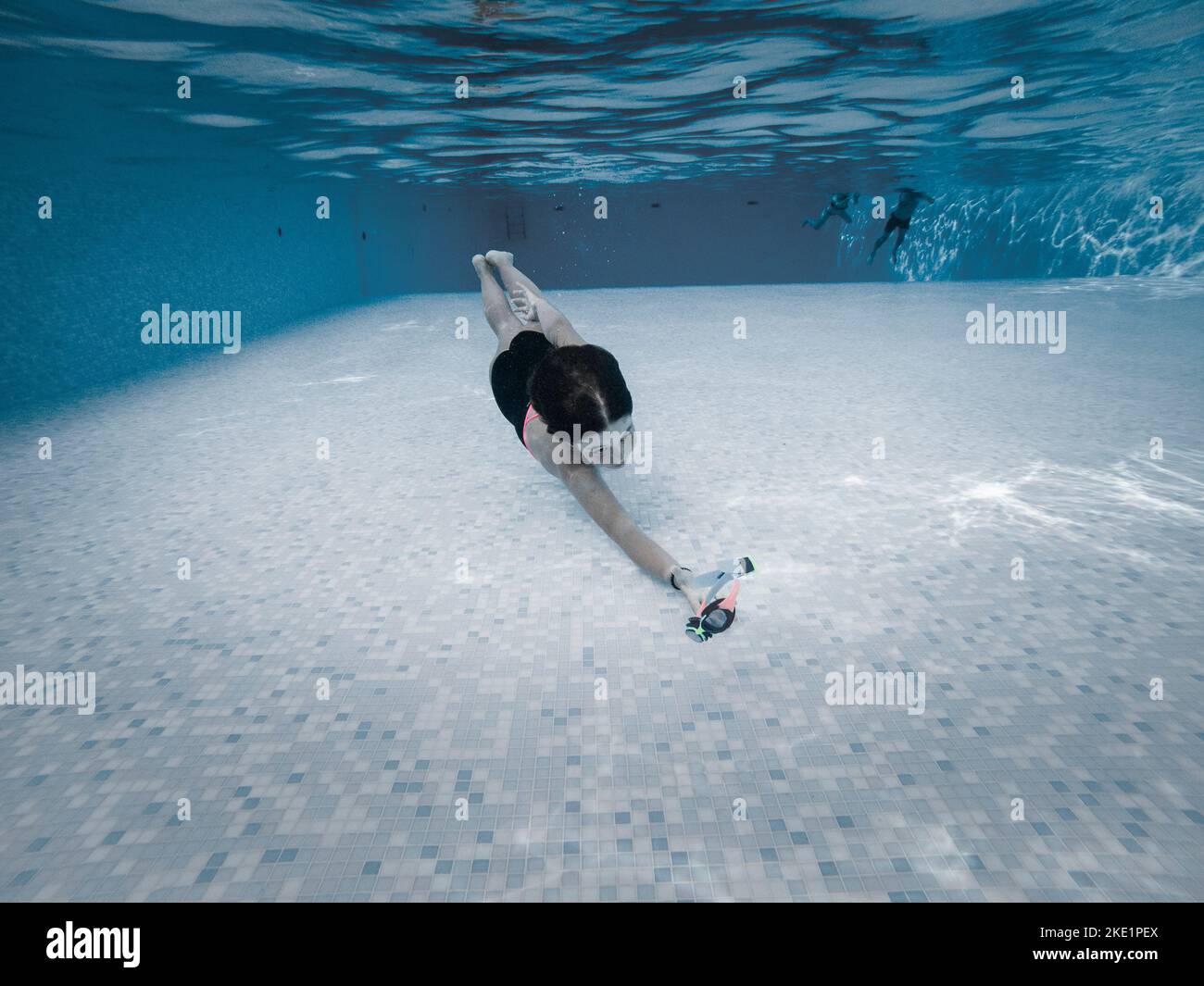 Diving water legs hi-res stock photography and images - Alamy