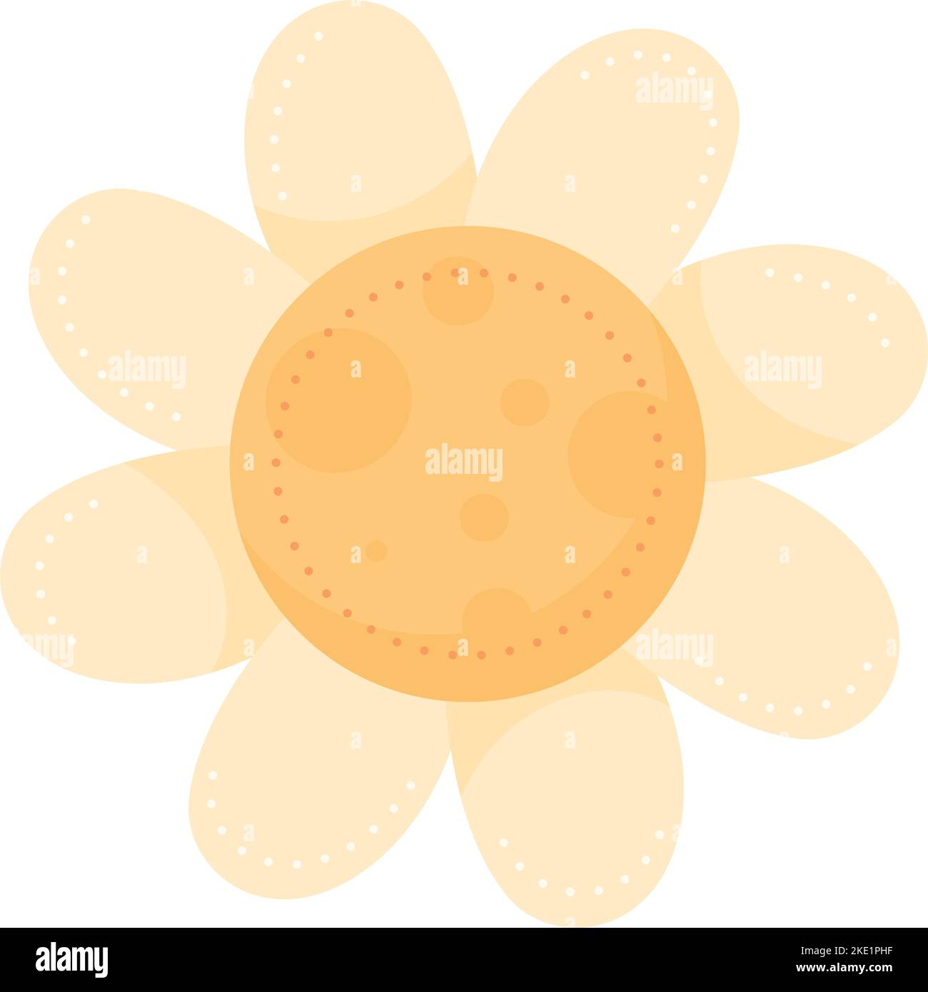 yellow flower garden nature icon Stock Vector Image & Art - Alamy