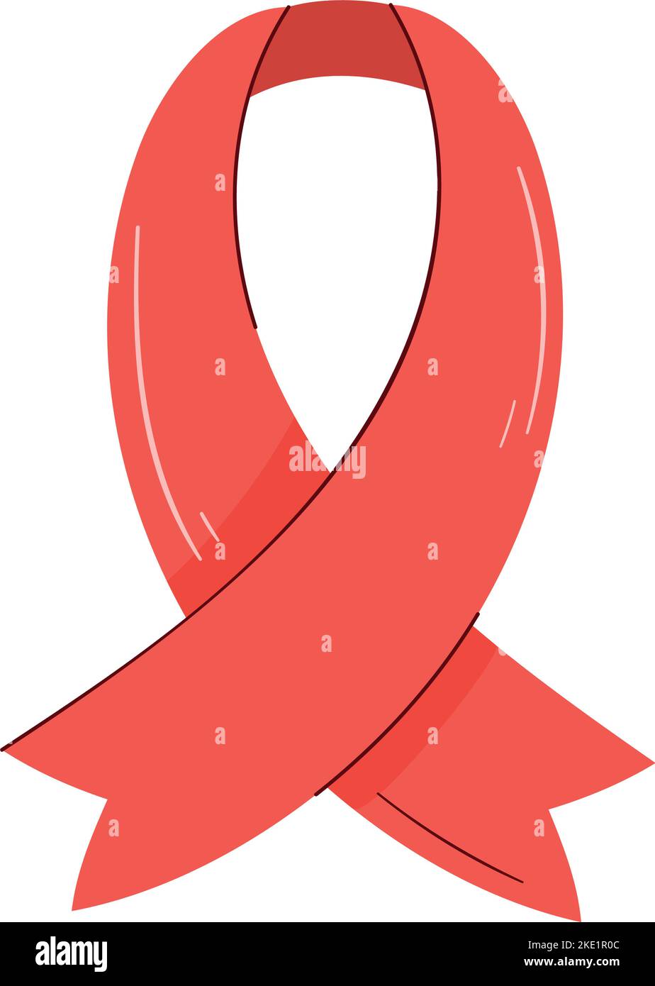 world AIDS day red ribbon icon Stock Vector Image & Art - Alamy