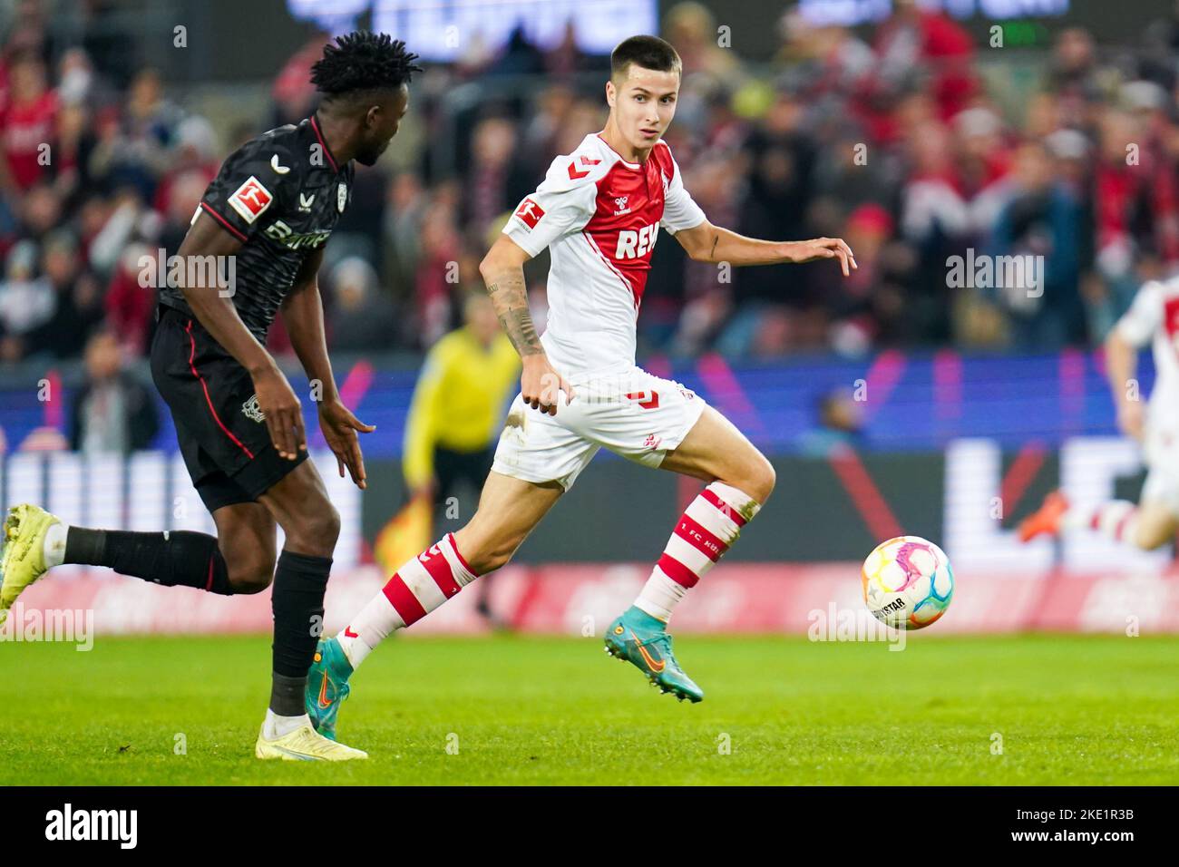 COLOGNE, GERMANY - NOVEMBER 9: Denis Huseinbasic of 1. FC Koln during the Bundesliga match ...