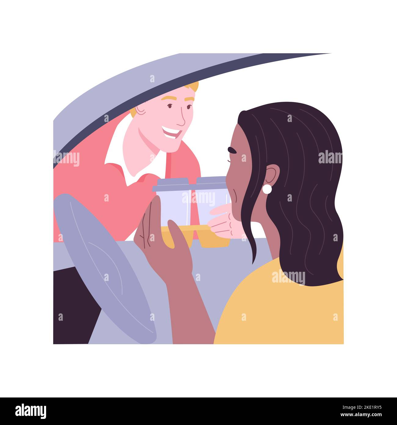 Getting order isolated cartoon vector illustrations Stock Vector Image ...