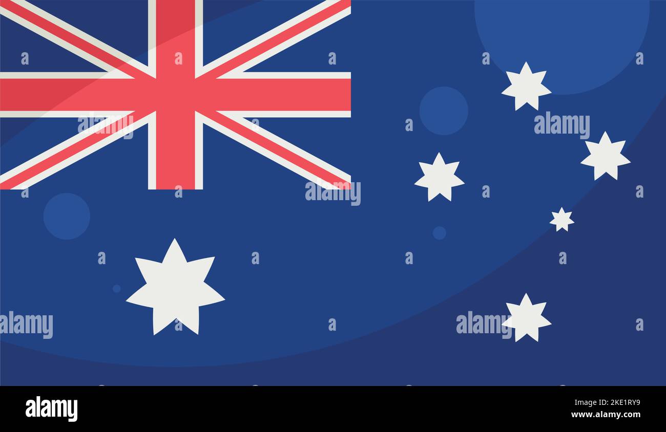 australian flag emblem patriotic icon Stock Vector Image & Art - Alamy