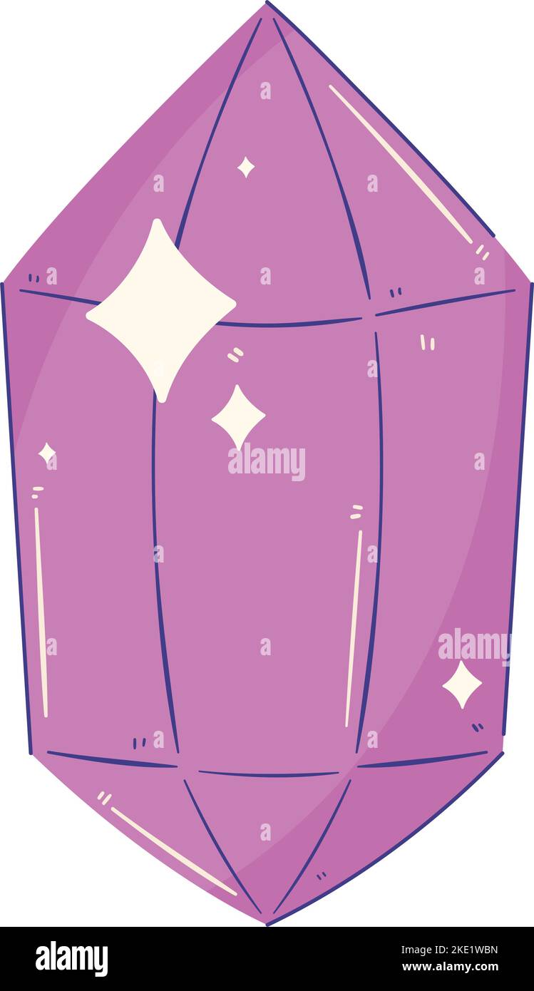 quartz stone esoteric science icon Stock Vector Image & Art - Alamy