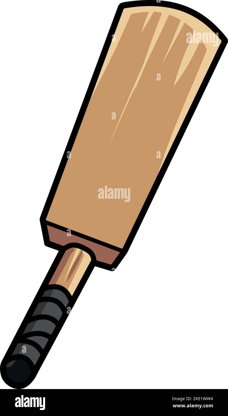 A vertical of cute kawaii cricket bat clipart Stock Vector Image & Art ...