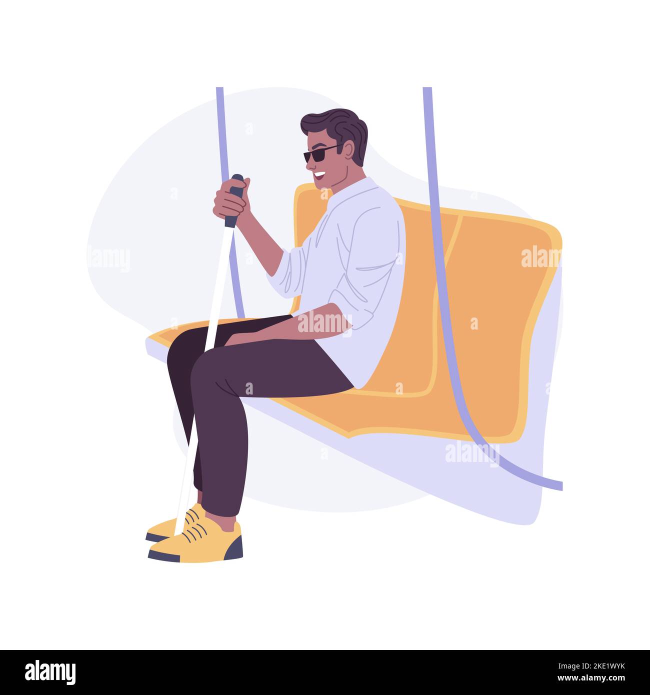 Going alone in the city isolated cartoon vector illustrations Stock ...