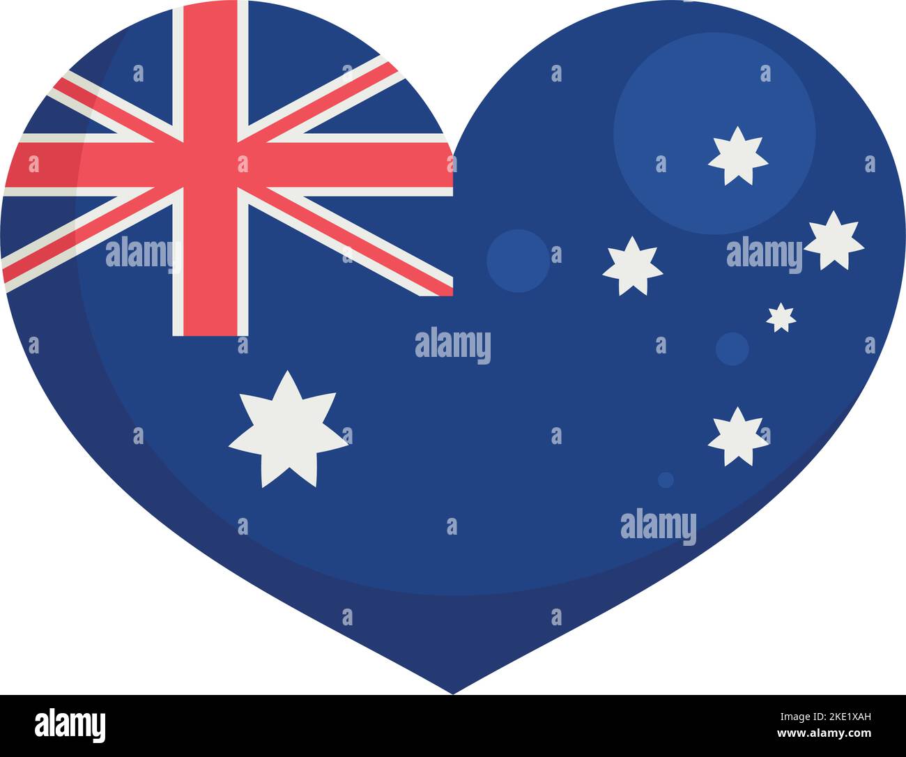 australian flag in heart icon Stock Vector Image & Art - Alamy