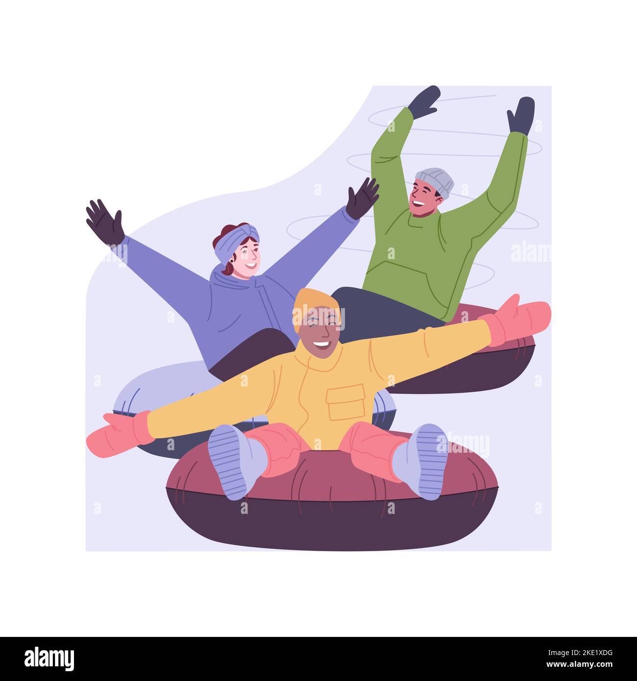 Tubing isolated cartoon vector illustrations Stock Vector Image & Art - Alamy