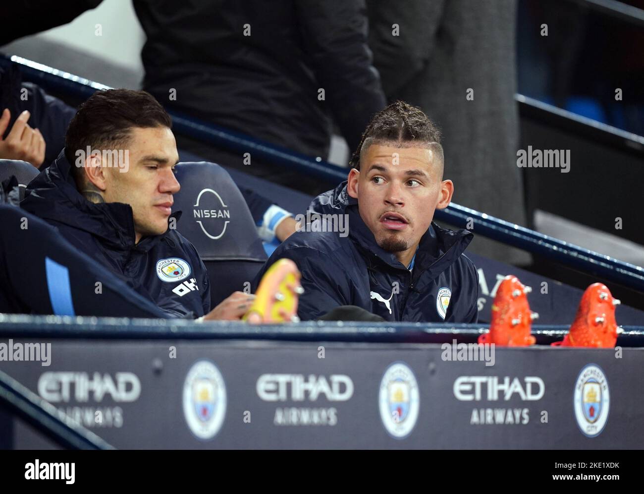 Kalvin phillips manchester city bench hi-res stock photography and ...