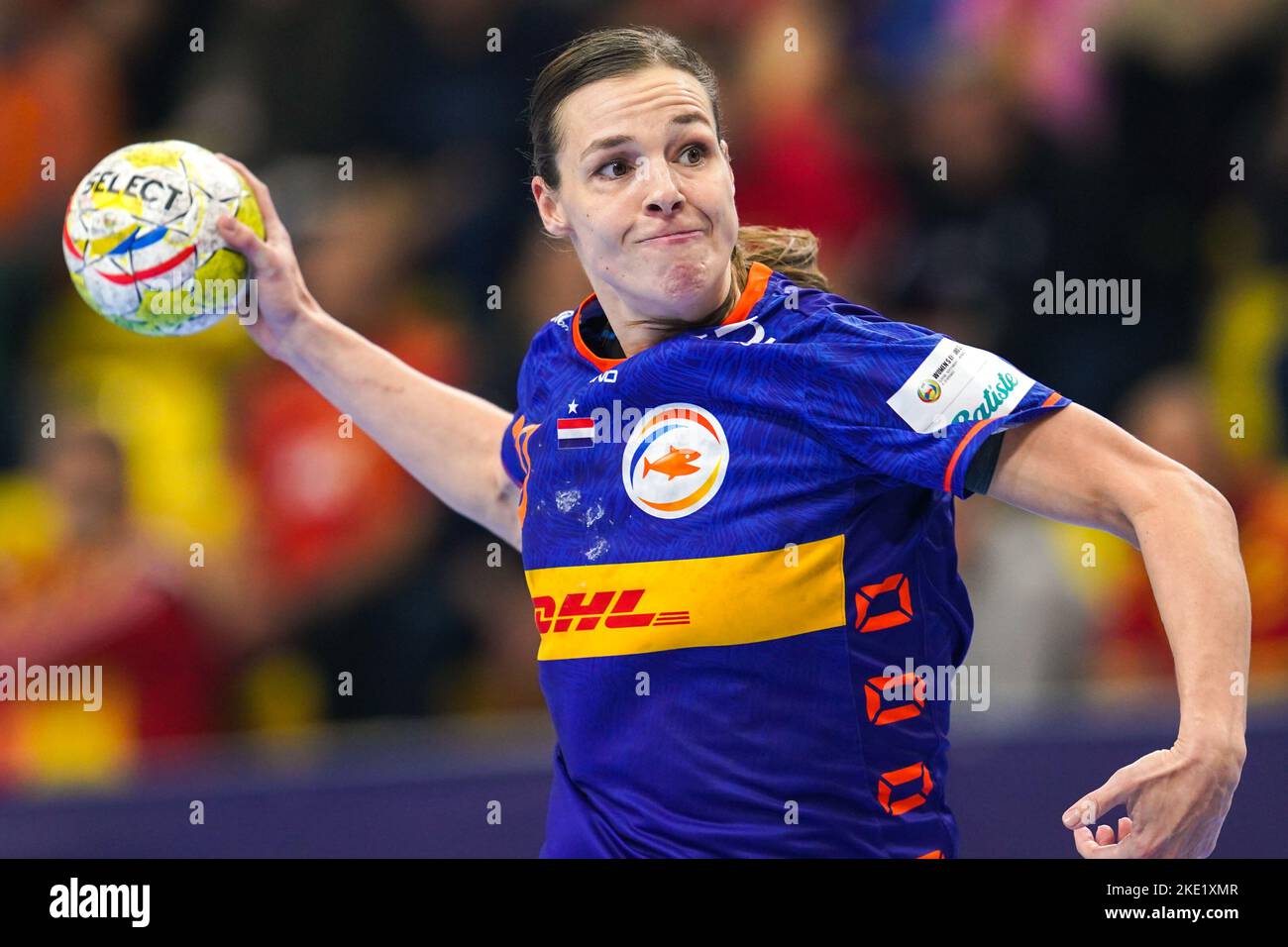 SKOPJE, MACEDONIA - NOVEMBER 9: Inger Smits of the Netherlands during ...